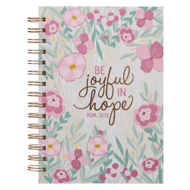 Be Joyful in Hope Hardcover Wirebound Journal – The Urban